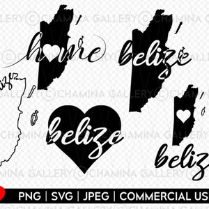 Belize Svg - Etsy