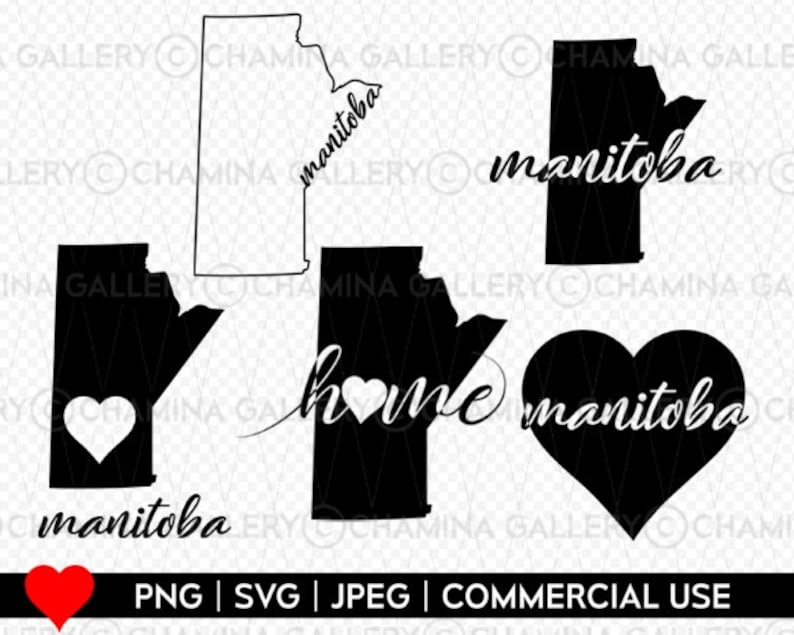 Manitoba Svg Manitoba Map Svg Manitoba Cut Files Manitoba Clipart ...