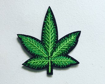 Cannabis Leaf Patch | Etsy