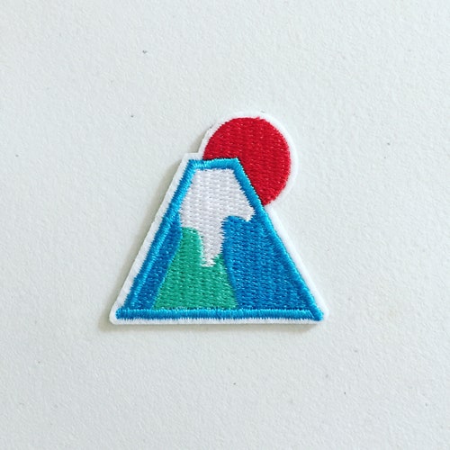 Mount Fuji Iron-on Patch Japanese Mountain Badge Japan - Etsy