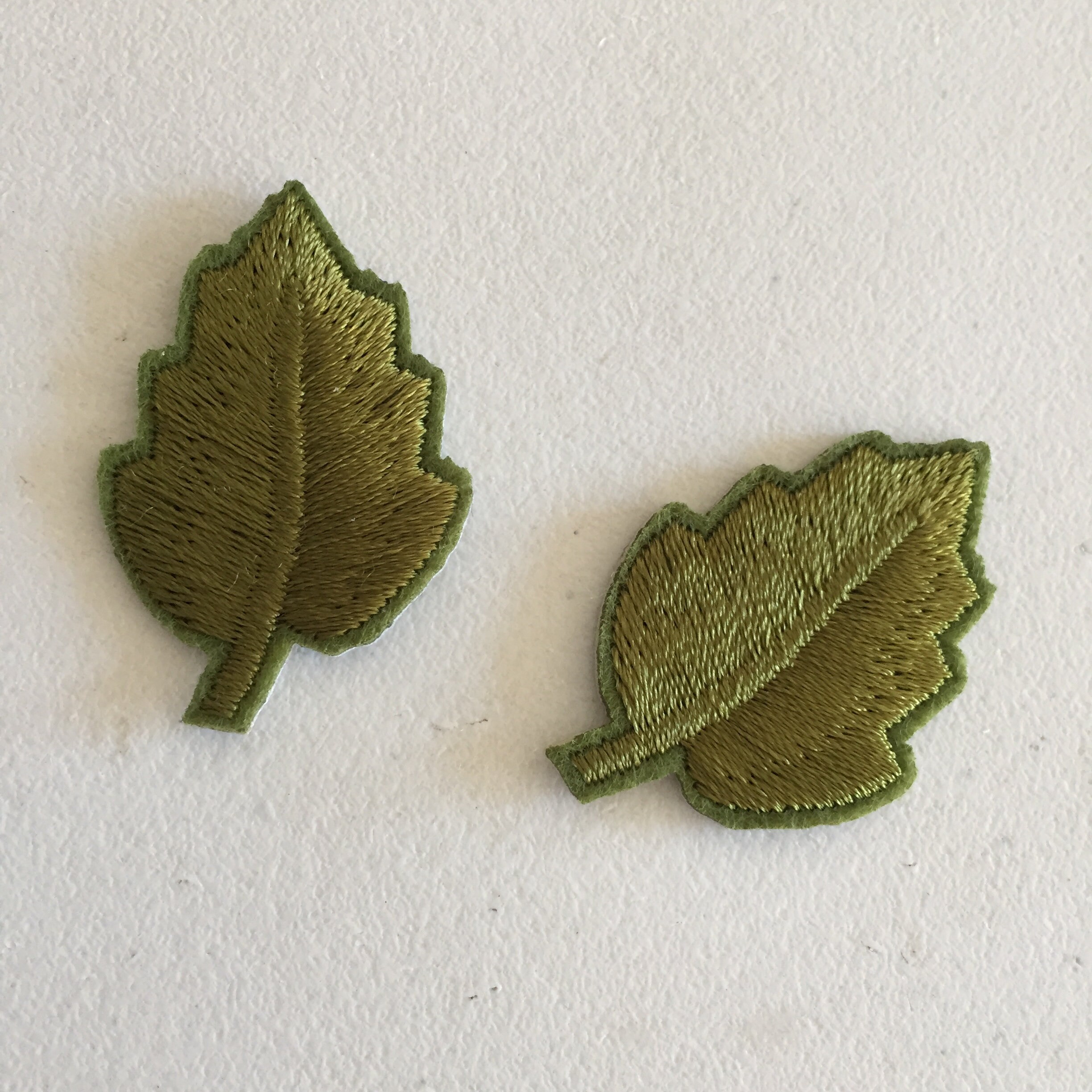 Oak Leaf Iron-on Patch Greenery Badge Nature Leaf Badge DIY | Etsy UK