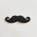 Moustache Iron-on Patch, Movember Mustache Badge, Hipster Mustache ...