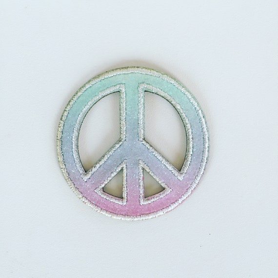 Glitter Peace Sign