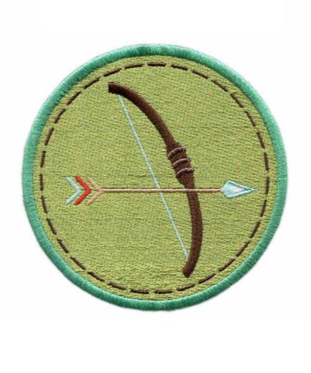 Bow & Arrow Iron-on Patch: Archery Camp Badge (66mm) - Etsy UK