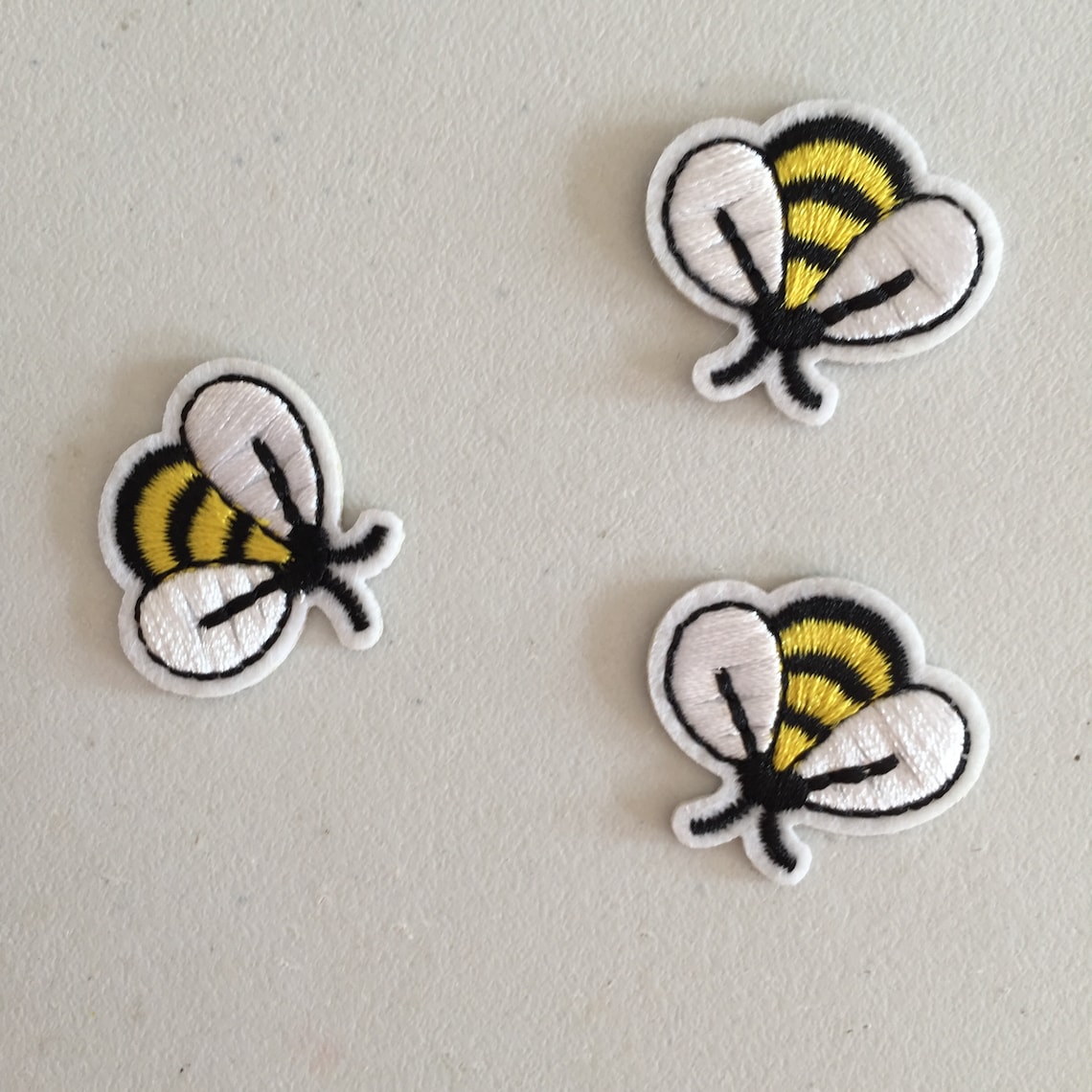 Tiny Bee Iron-on Patch Bumblebee Badge Decorative Patch DIY - Etsy UK
