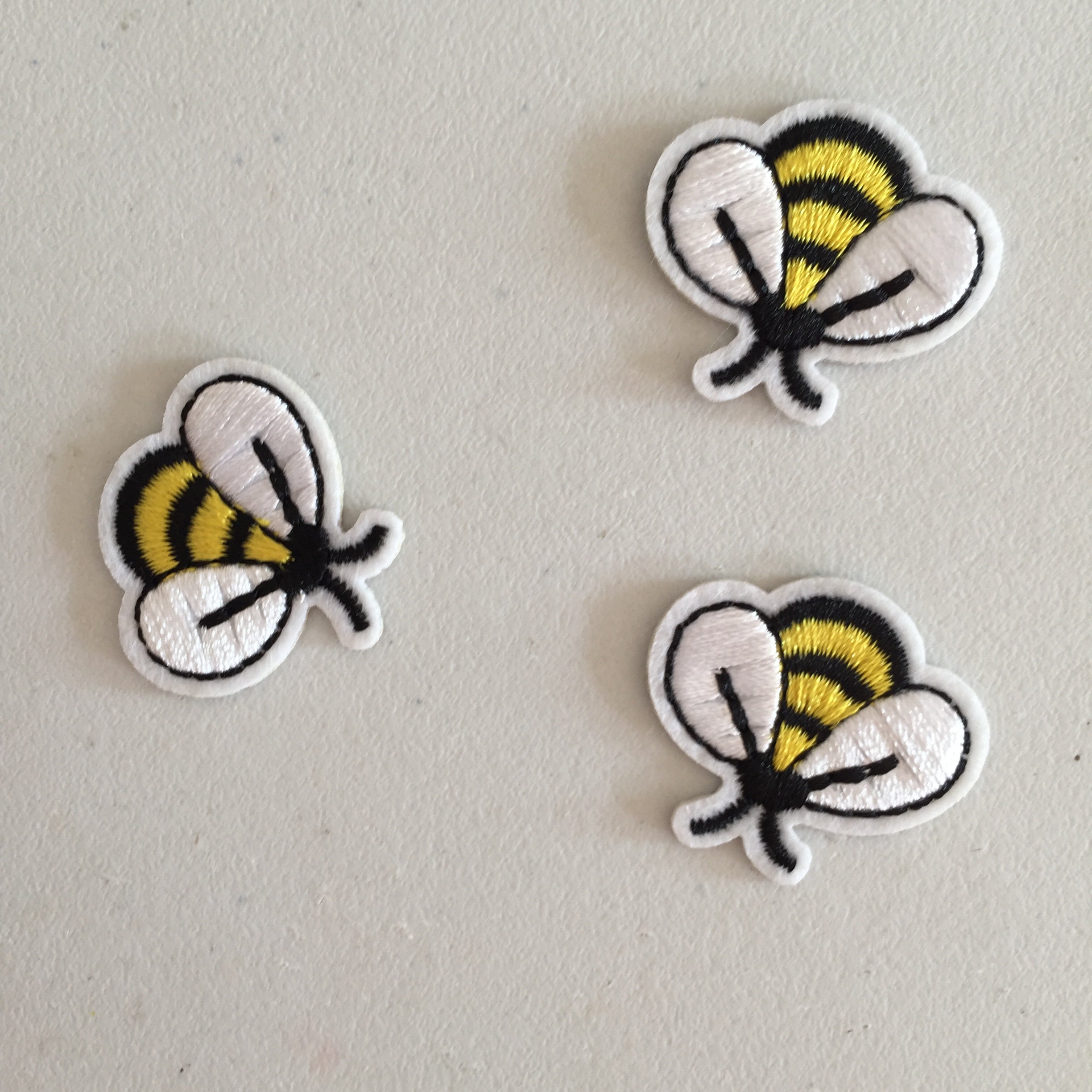Tiny Bee Iron-on Patch Bumblebee Badge Decorative Patch DIY - Etsy UK