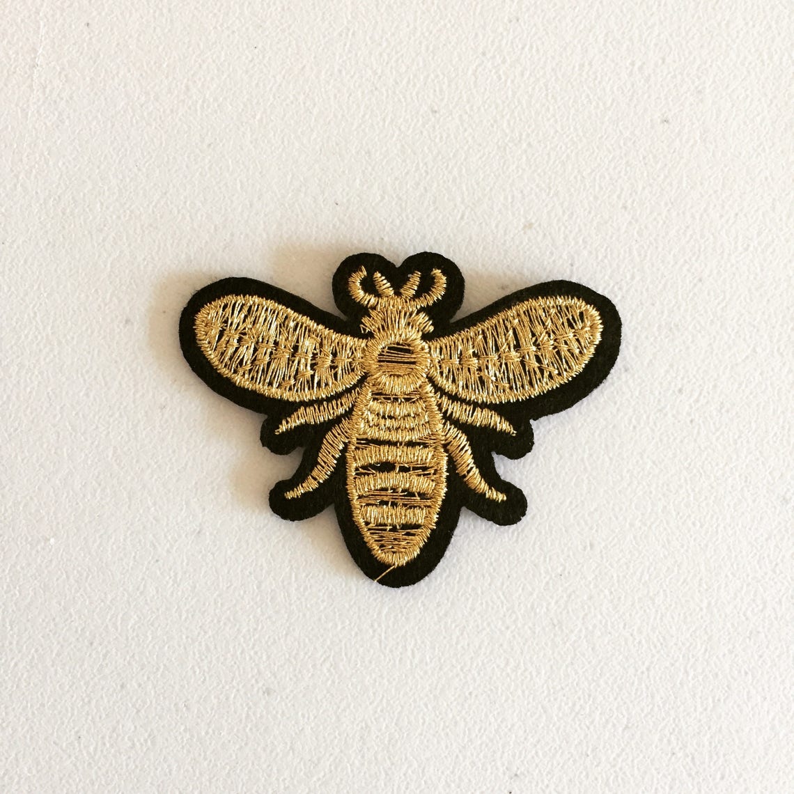 Bee Iron-on Patch Gold Insect Badge Decorative Patch DIY - Etsy