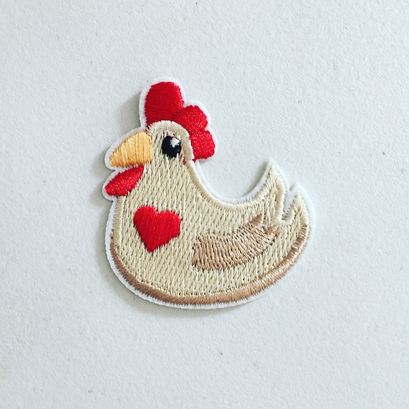 Hen Iron-on Patch Farm Animal Badge Chicken Patch Kids - Etsy Sweden