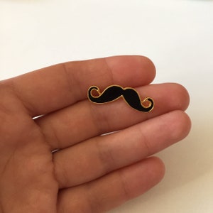 Moustache Lapel Pin: Hipster Movember Metal Badge - Etsy