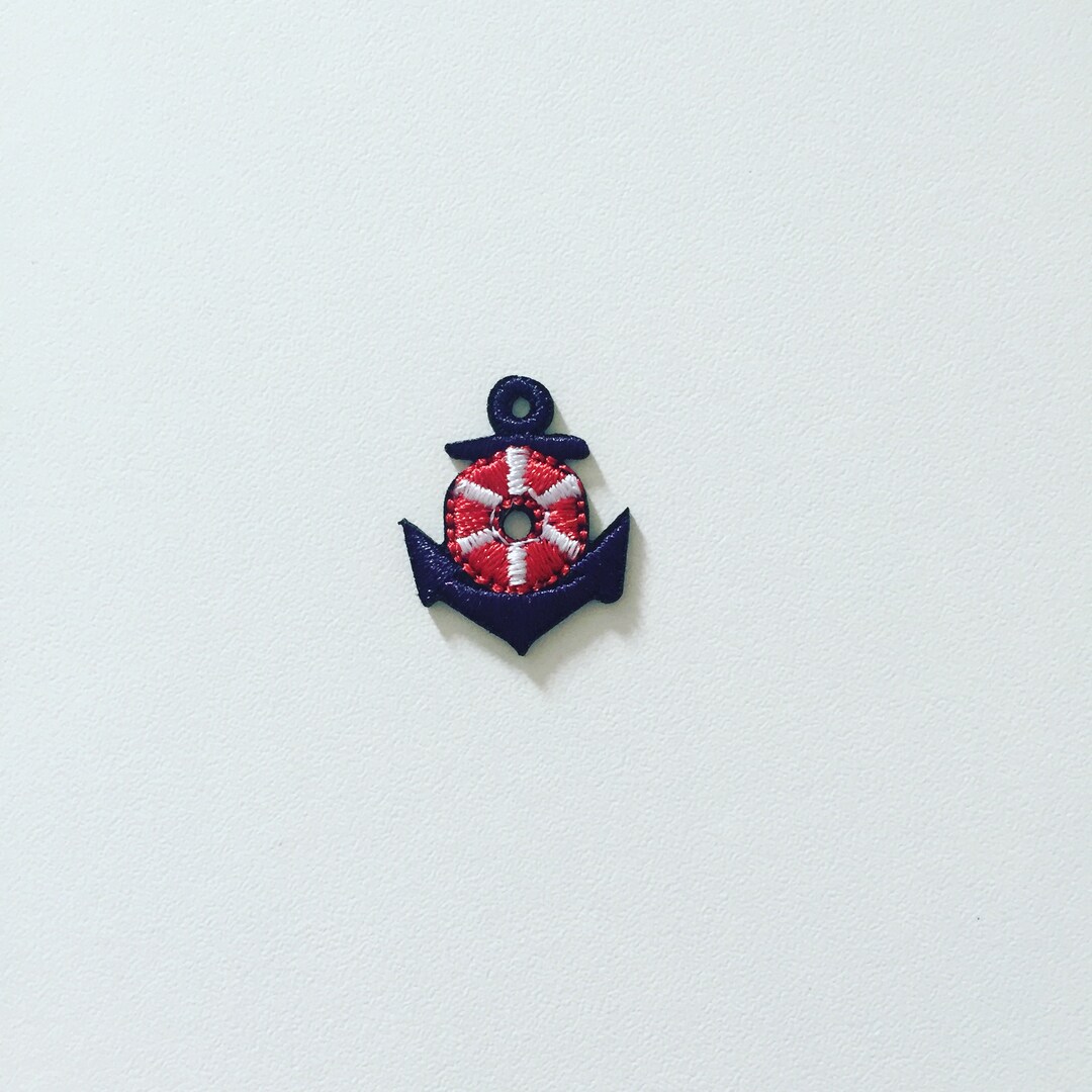 Tiny Anchor Iron-on Patch, Nautical Patch, Maritime Badge, DIY ...