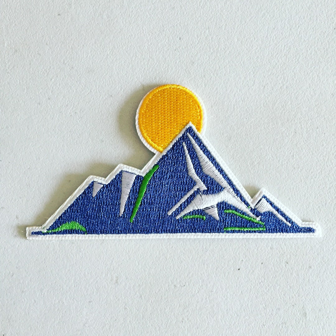 Mountain Patch, Mountain Camping Badge, Mountaineering Landscape Patch ...