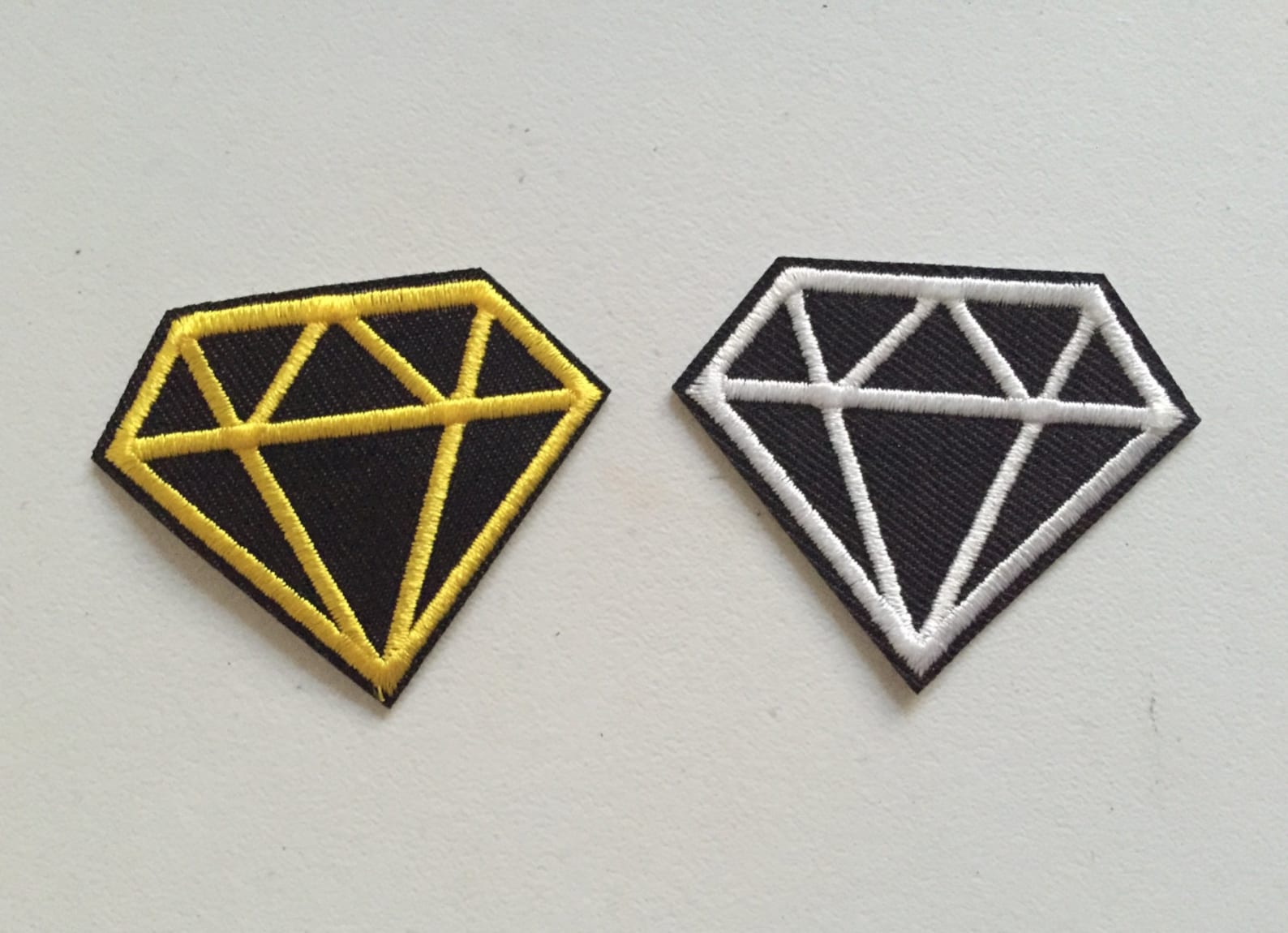 Diamond Iron-on Patch Diamond Applique Motif Decorative - Etsy