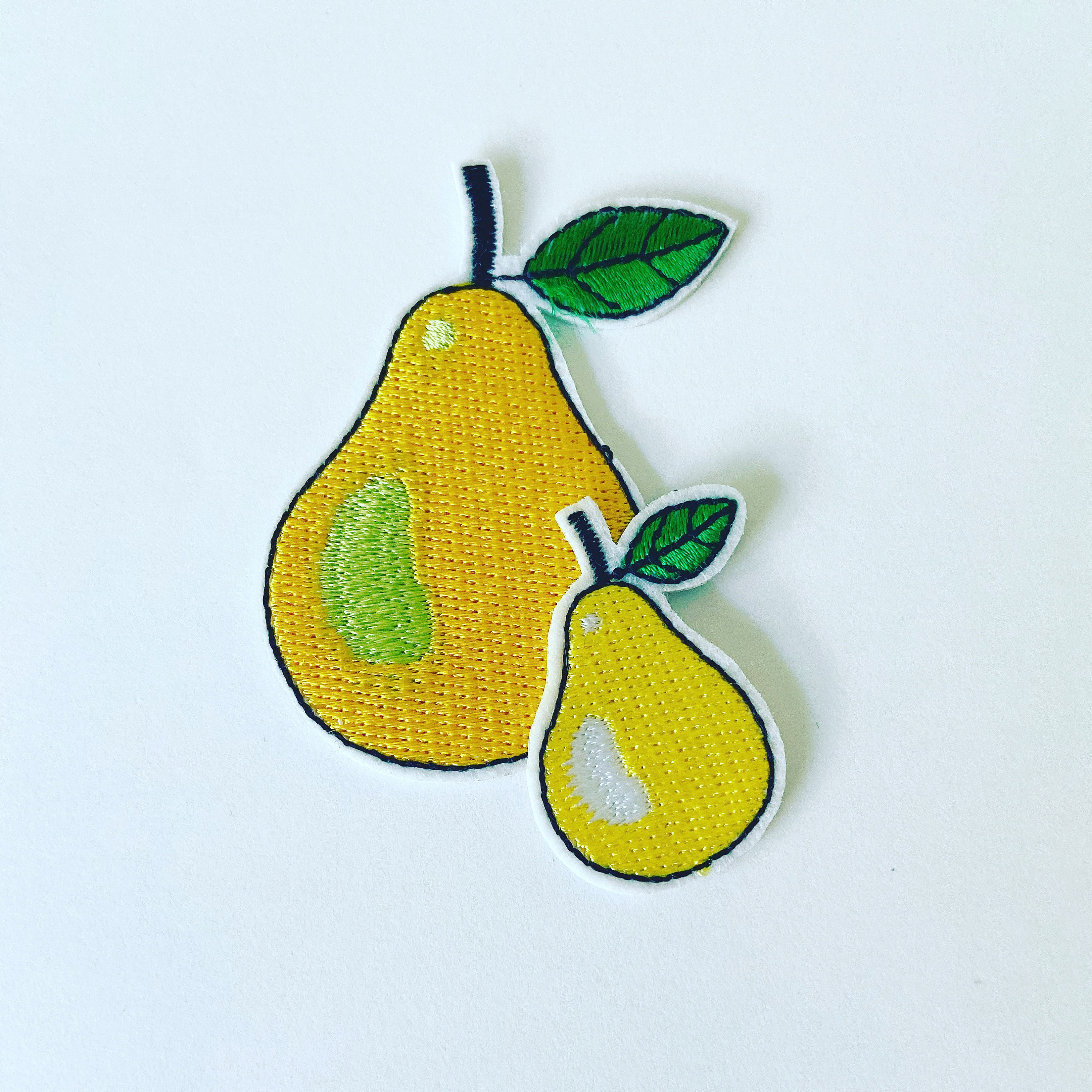 Pear Iron-on Patch Pear Fruit Badge Summer Fruit Patch - Etsy