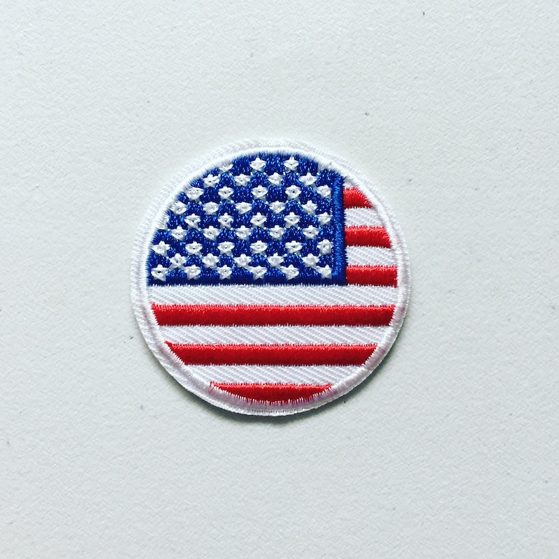 Round Us Flag Patch - Etsy UK