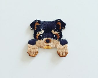 Yorkie Dog Patch Yorkshire Terrier Applique Iron on Dog - Etsy