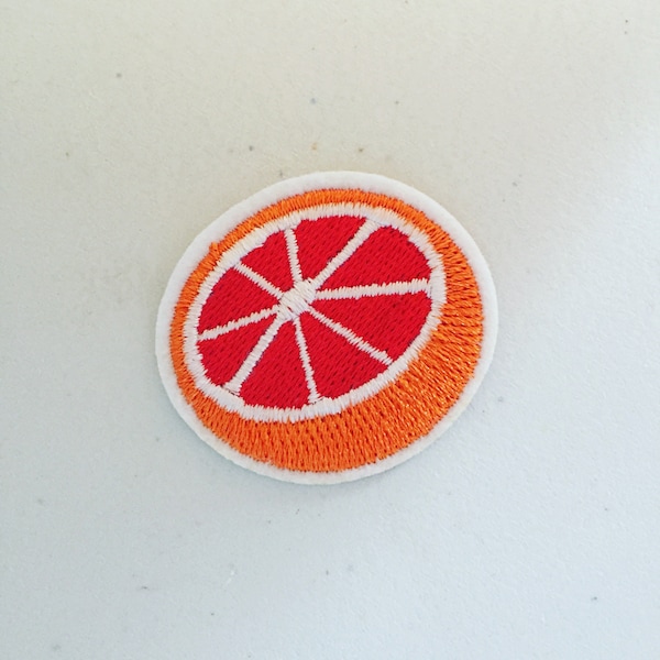 Orange Iron on Patch - Etsy