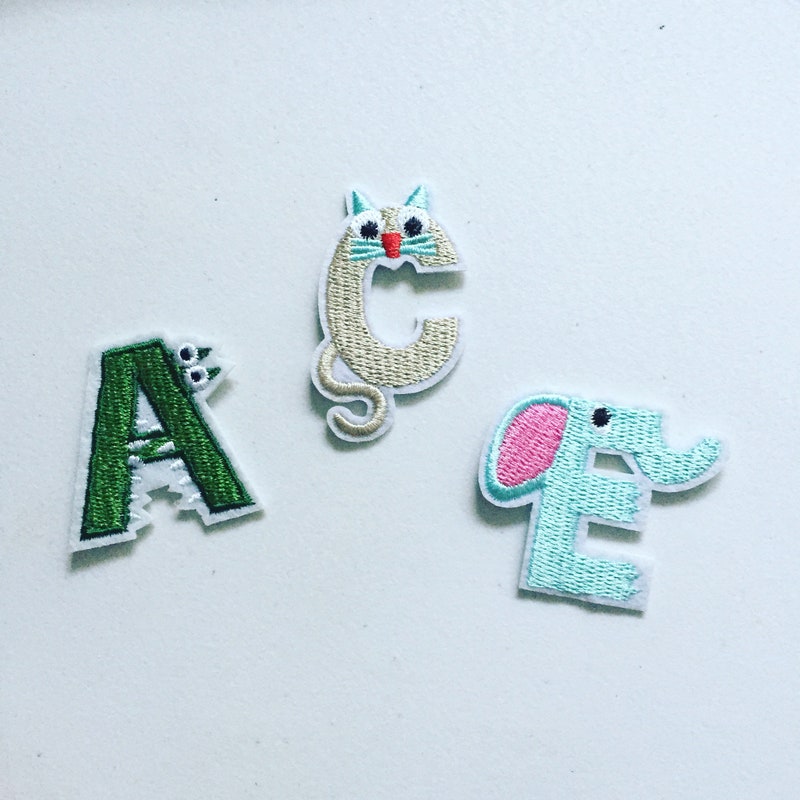 Kids Alphabet Patch - Etsy