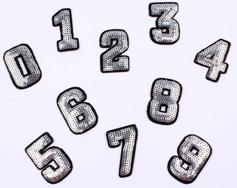 Iron on Numbers | Etsy UK