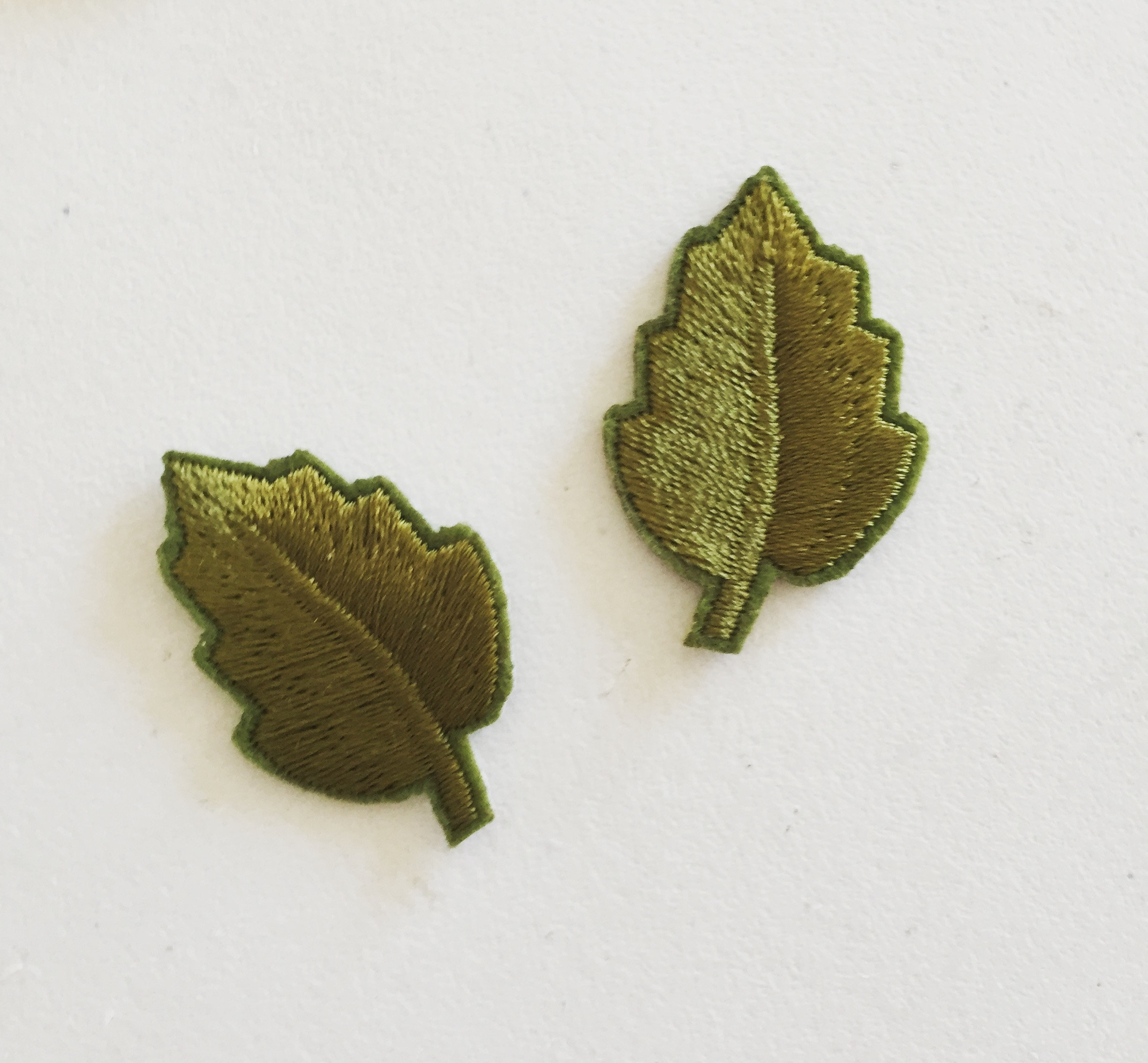 Oak Leaf Iron-on Patch Greenery Badge Nature Leaf Badge DIY - Etsy UK