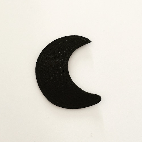 Black Crescent Moon Iron-on Patch Night Sky Badge Moon - Etsy