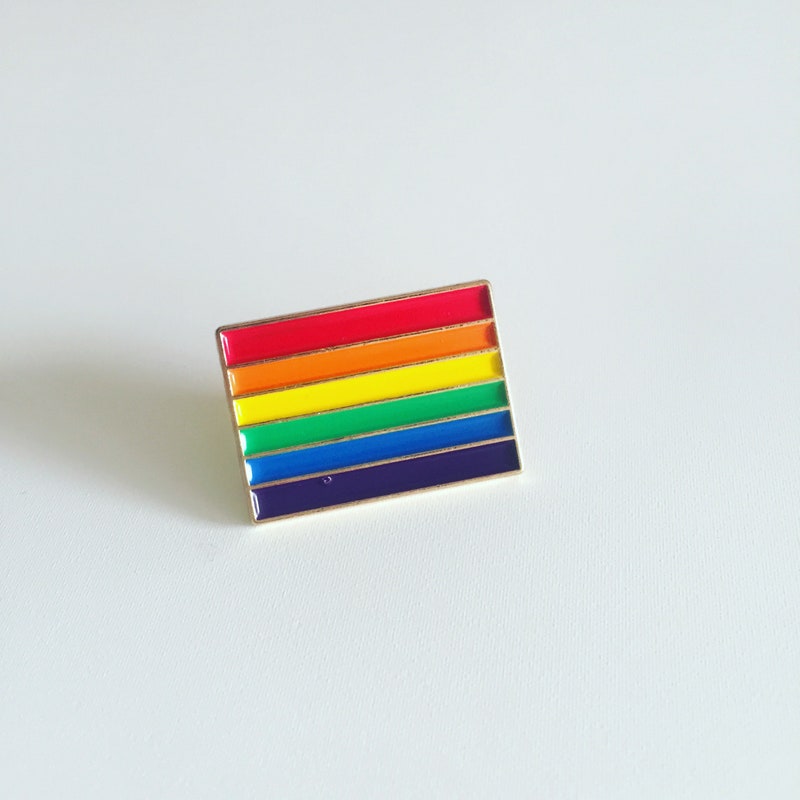 Rainbow Pins - Etsy