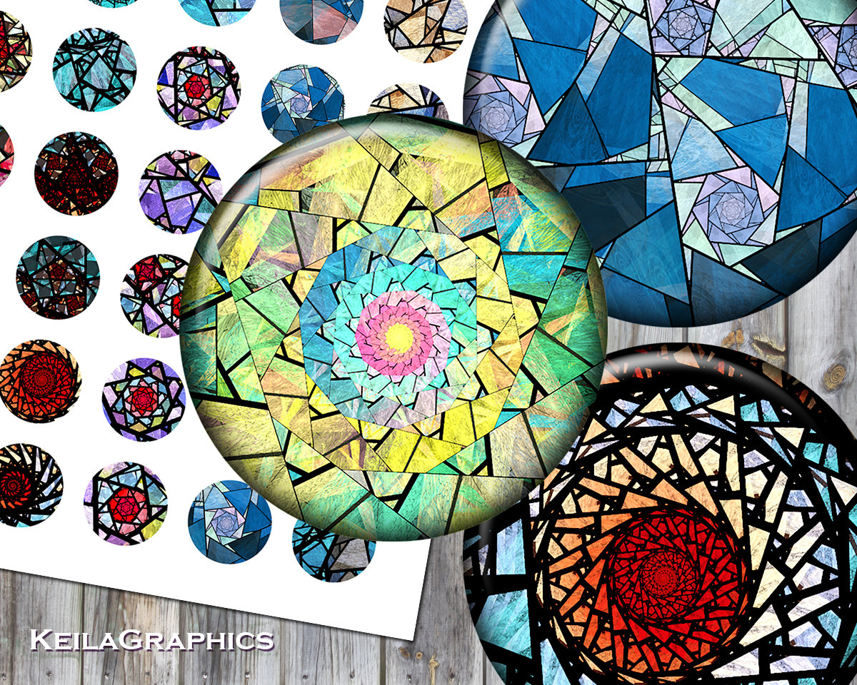Digital Collage Sheet Instant Download Circle Size 2 | Etsy