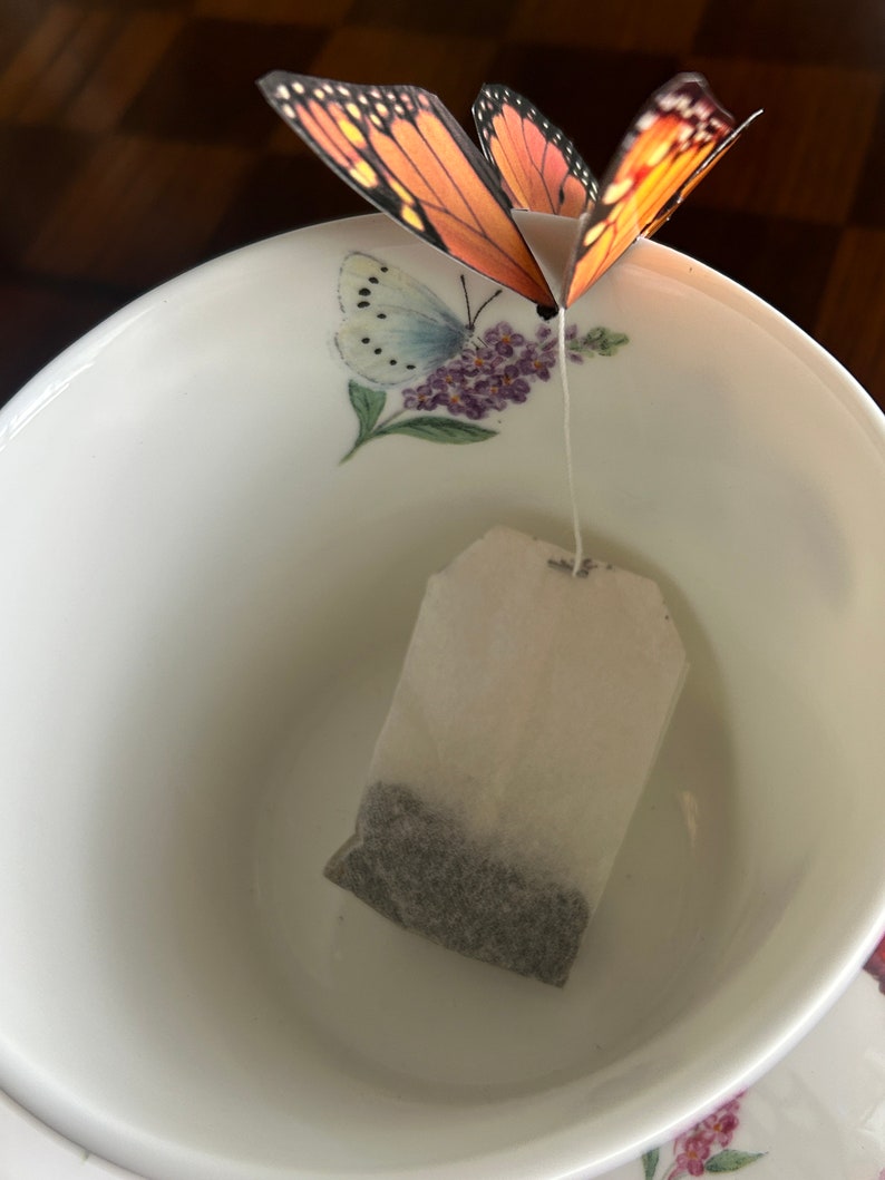Butterfly Tea Bag Holders Package of Six - Etsy