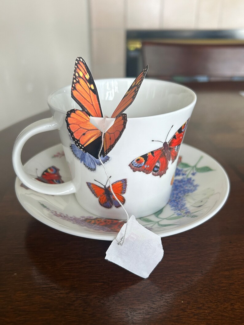 Butterfly Tea Bag Holders Package of Six - Etsy