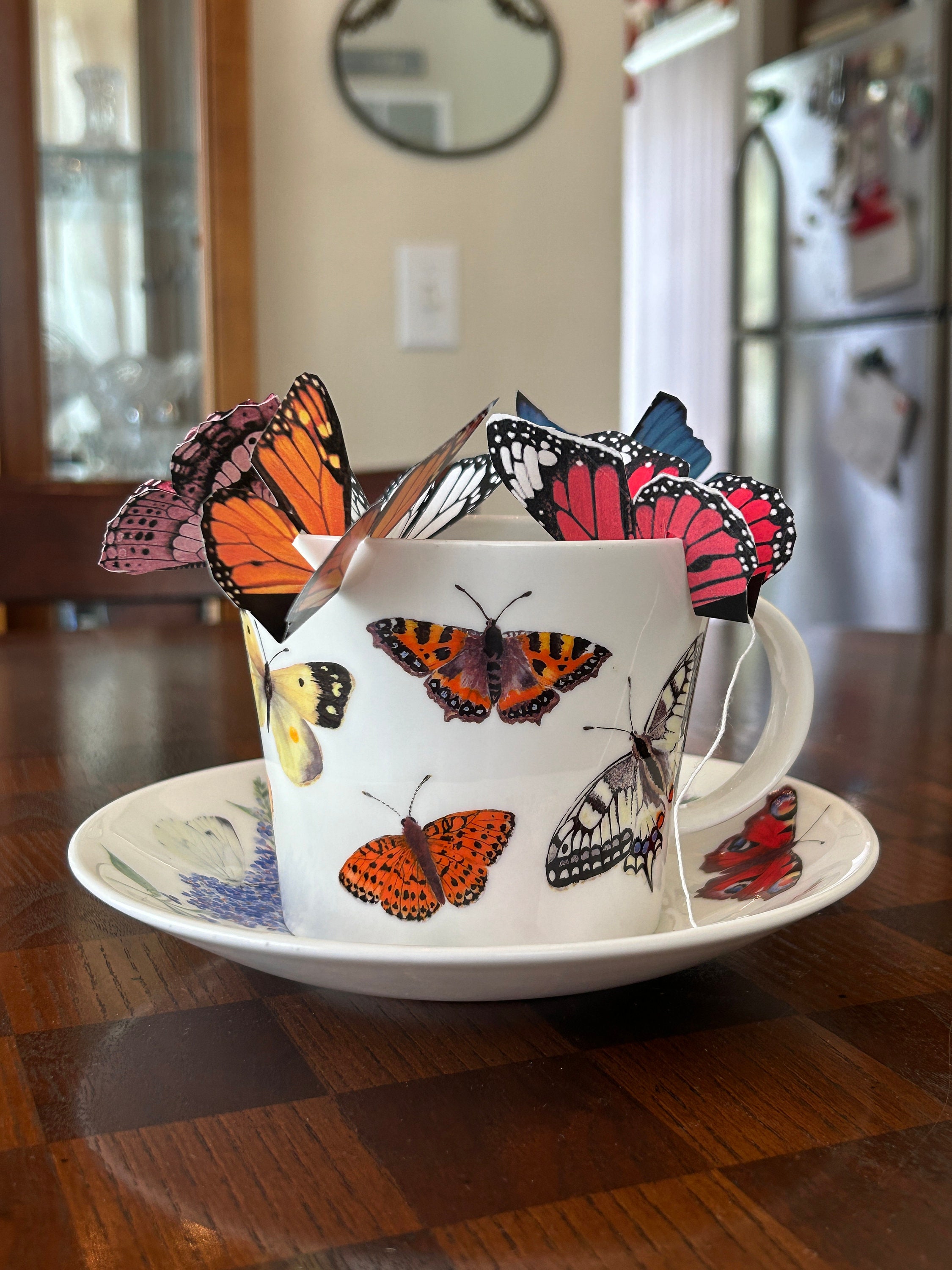 Butterfly Tea Bag Holders Package of Six - Etsy