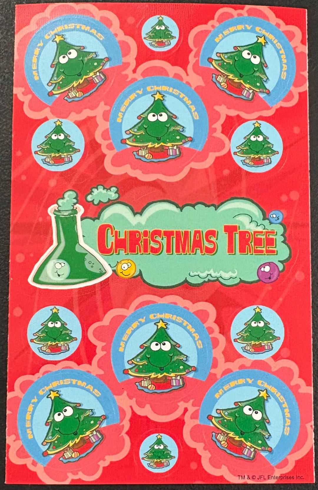 VINTAGE Stickers - Dr. Stinky’s - Scratch & Sniff - CHRISTMAS TREE ...