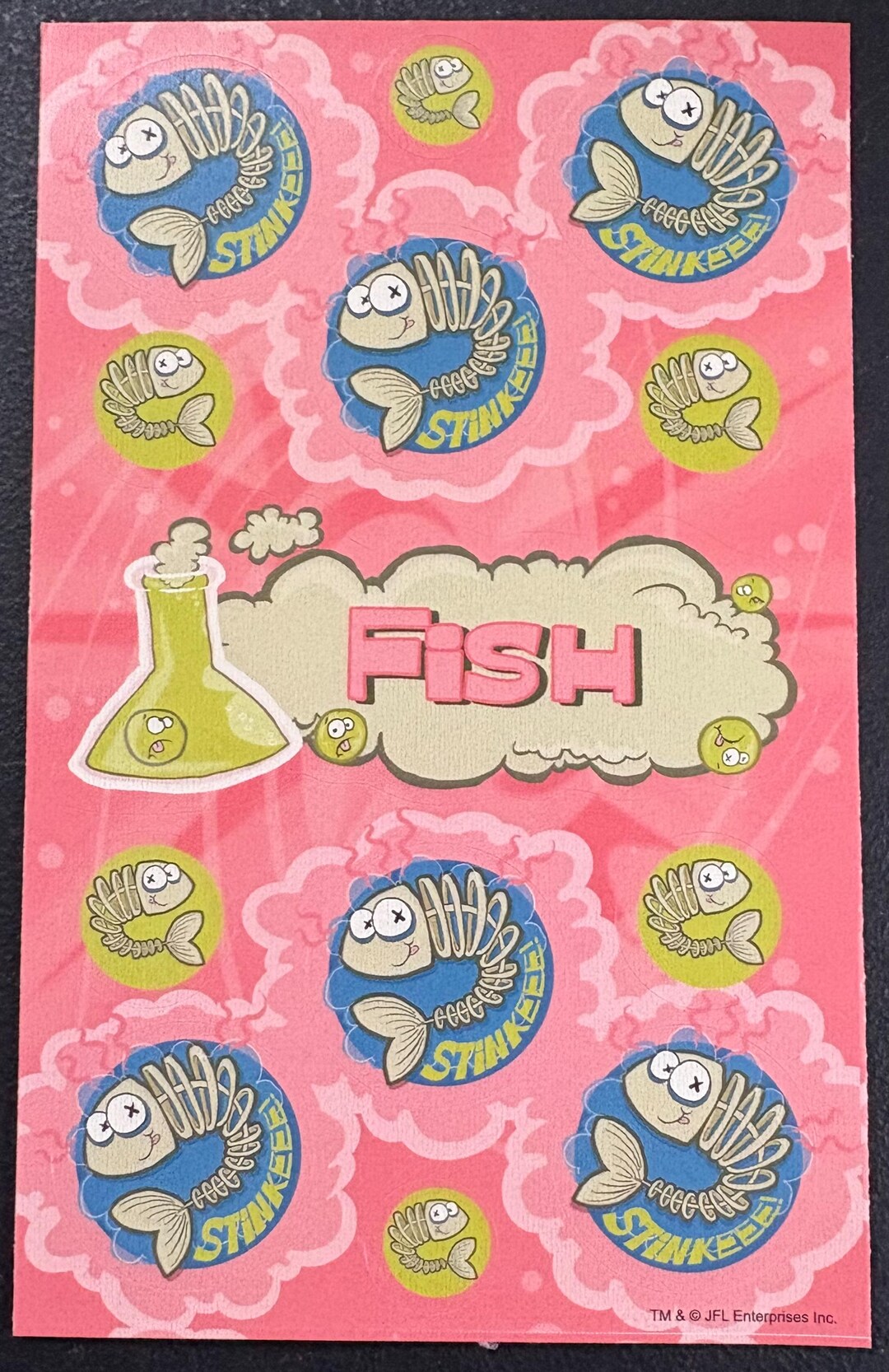 VINTAGE Stickers - Dr. Stinky’s - Scratch & Sniff - FISH - Extreme ...