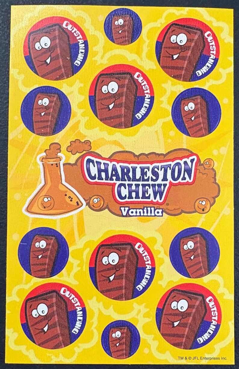 VINTAGE Stickers - Dr. Stinky’s - Scratch & Sniff - CHARLESTON CHEW ...