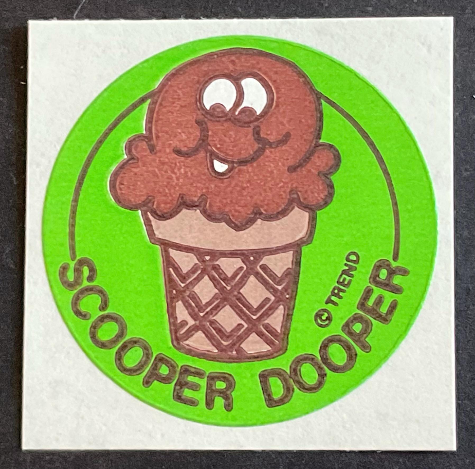 VINTAGE Stickers - Scratch & Sniff - Trend - Chocolate - I COMBINE ...