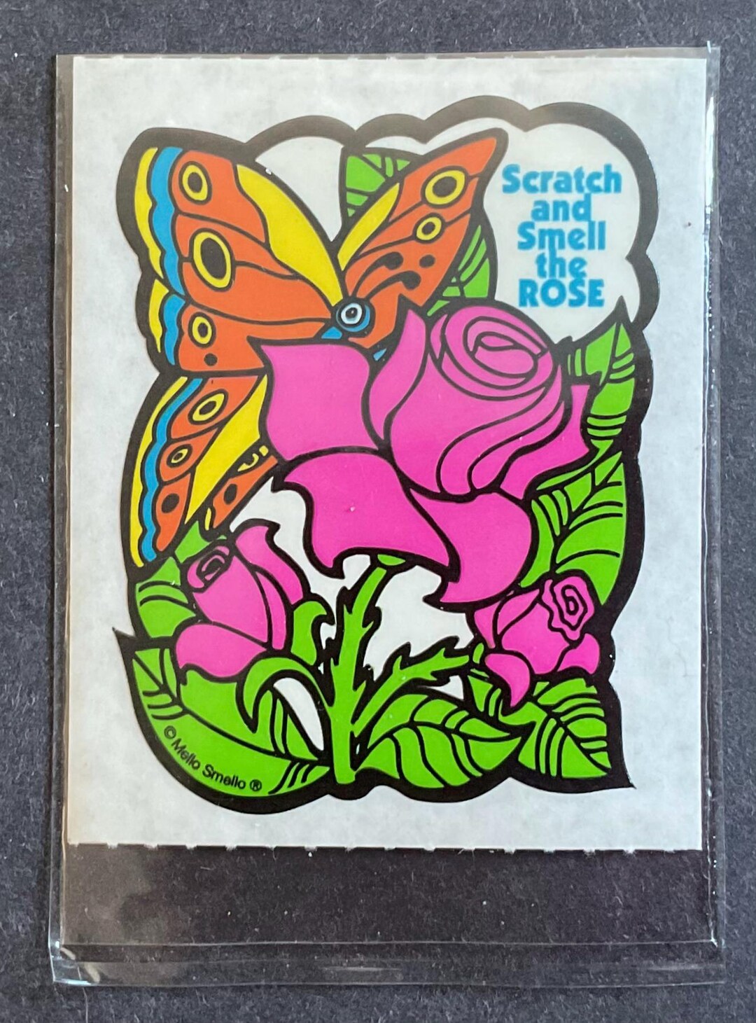 1 Mod of VINTAGE Stickers - Mello Smello - Rose - Glossy - I COMBINE ...