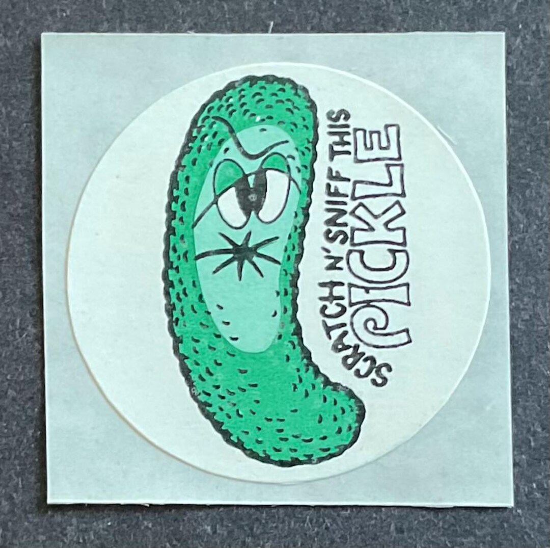 A Mod of Scratch & Sniff VINTAGE Stickers - Toys for America - Dill ...