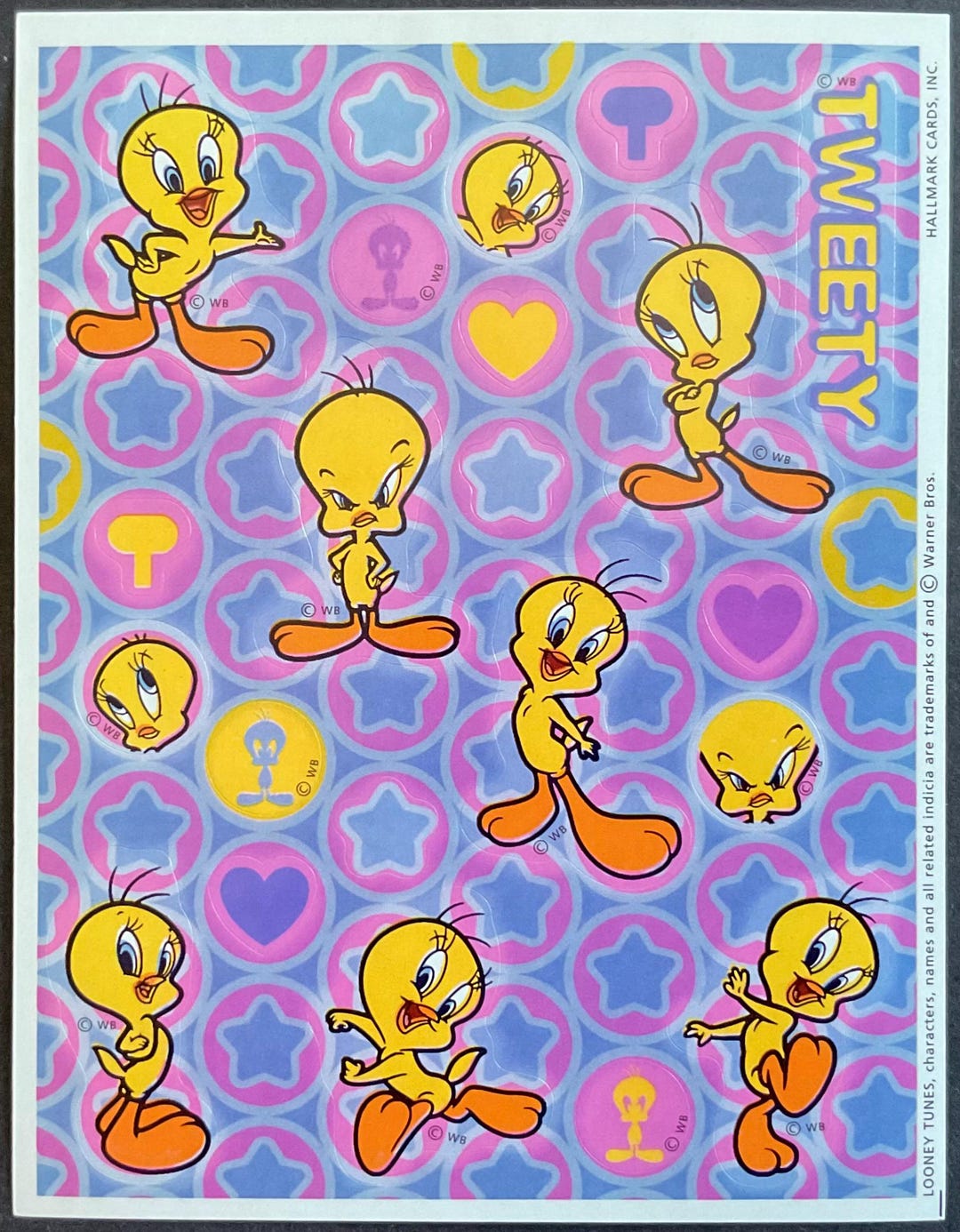 VINTAGE Stickers - Hallmark - Tweety Bird - I COMBINE SHIPPING - Etsy
