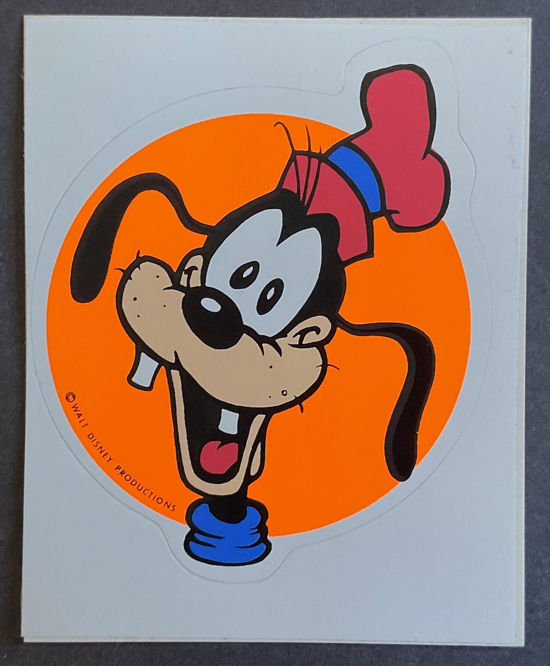 1 Large Mod of VINTAGE Stickers - Disney - Goofy - I COMBINE SHIPPING ...