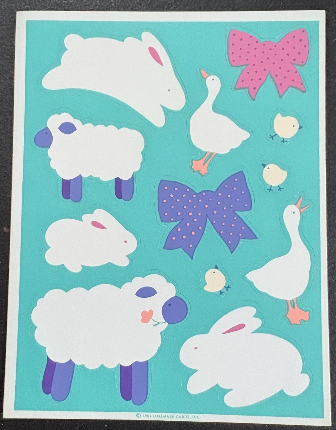 Vintage STICKERS - Hallmark - EASTER - Dated 1984 - Etsy
