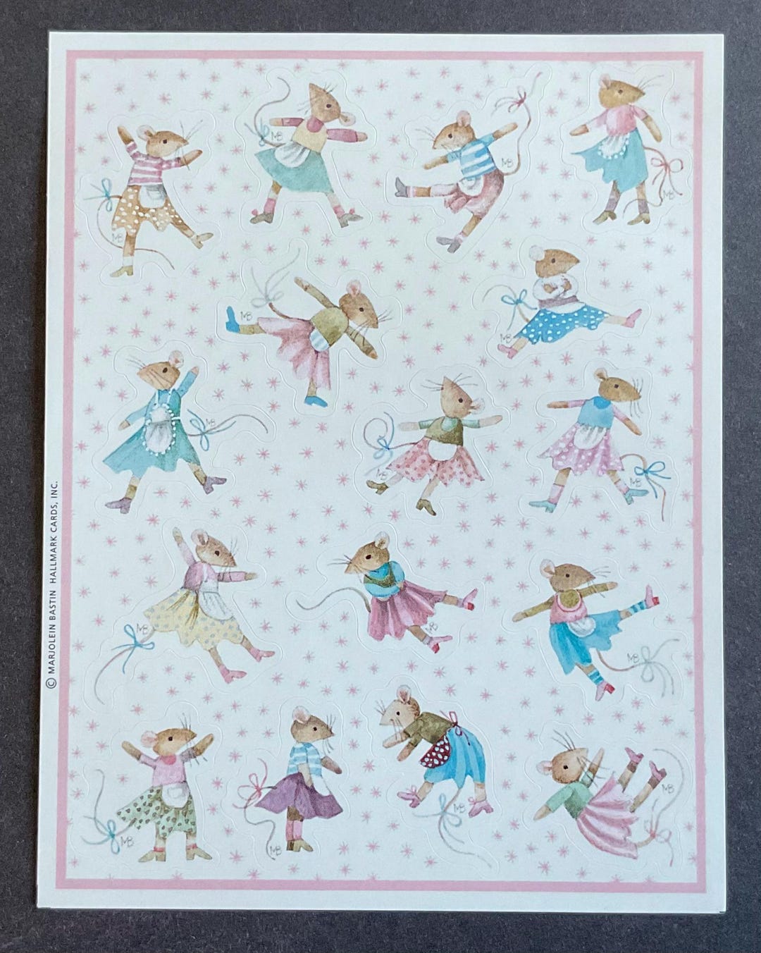 Vera the Mouse - Vintage Stickers - HALLMARK - Marjolein Bastin - I ...