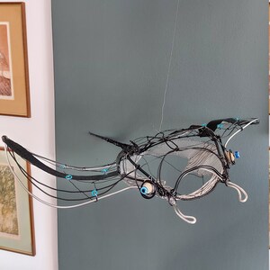 Manta Fish Wire Art, Fish Wall Decor, Wire Sculpture, Awesome Fish ...
