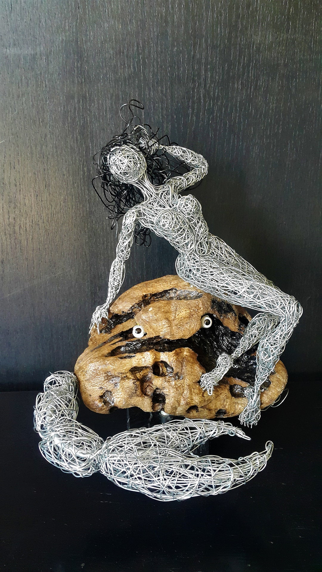 Cancer Wire Sculpture, Zodiac Sign Statue, Unique Metal Art, Mystical ...