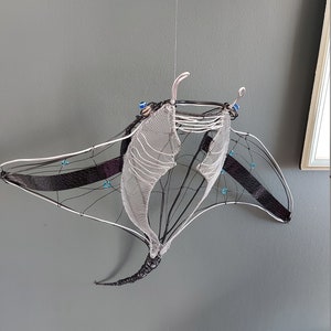 Manta Fish Wire Art, Fish Wall Decor, Wire Sculpture, Awesome Fish ...