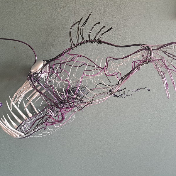 Wire Fish Sculpture - Etsy