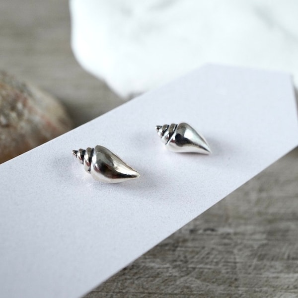 Shell Stud Earrings - Etsy