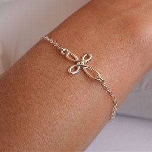 Celtic Infinity Cross Sterling Silver Bracelet * Mothers Bracelet ...