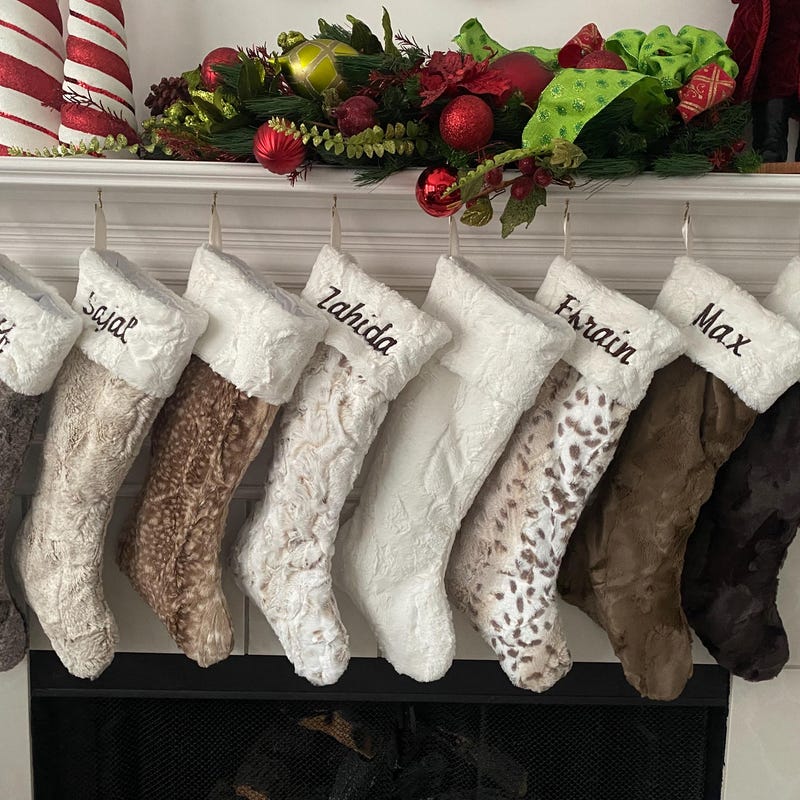 Rustic Christmas Stocking - Etsy