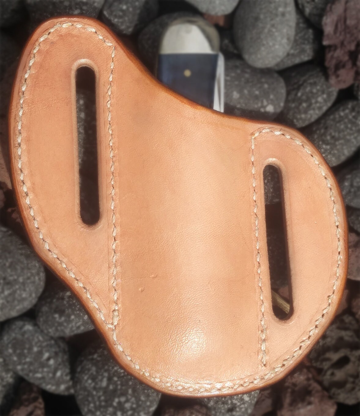 Case Trapper Knife Sheath Leather Pancake Tooled - Etsy