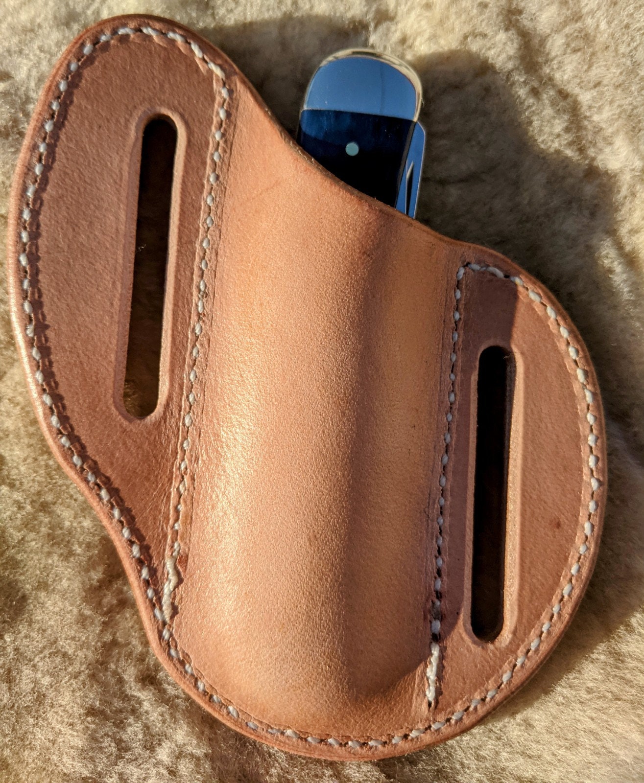 Case Trapper Knife Sheath Leather Pancake Tooled - Etsy