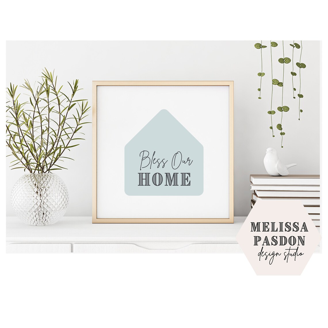 Bless Our Home Printable Wall Art, Home Decor (digital Download) - Etsy
