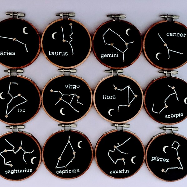 Constellation Embroidery Pattern - Etsy